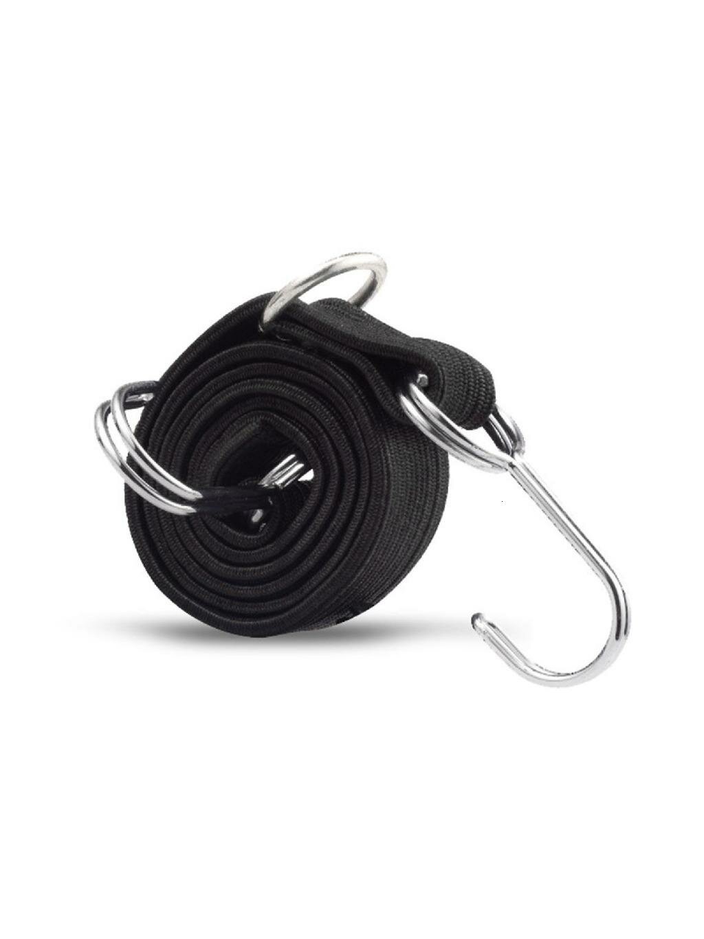 Многоразовые эластичные банджи для крепления груза, 0,5 метра черный
