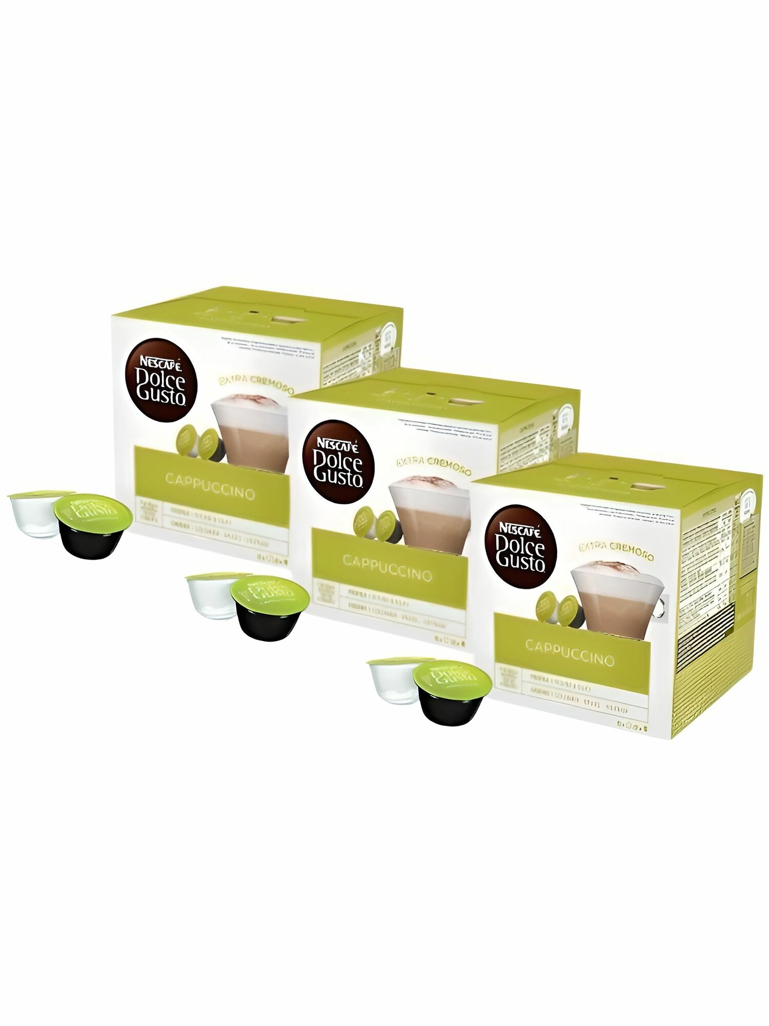 Кофе в капсулах Nescafe Dolce Gusto Cappuccino 3x16 капсул