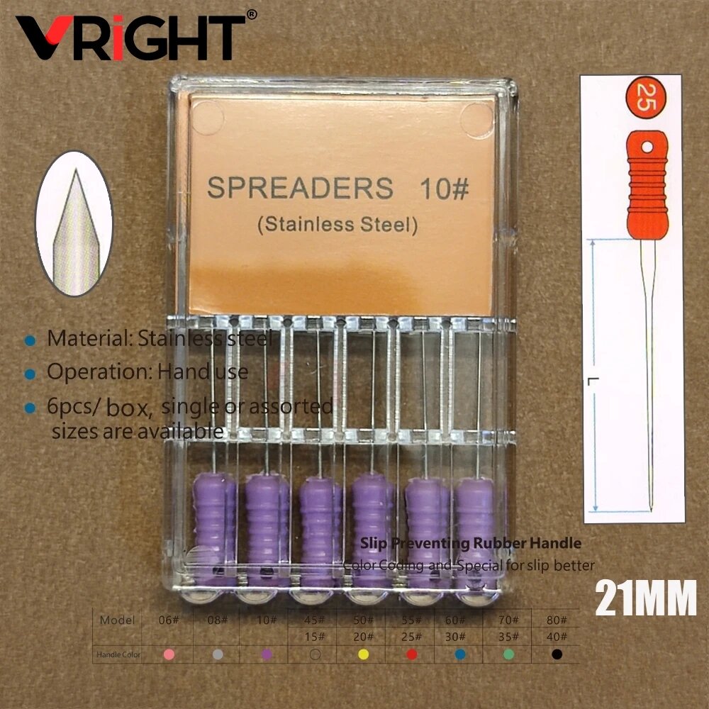 Стоматологические разбрасыватели из нержавеющей стали lzvine Spreaders-21MM-10