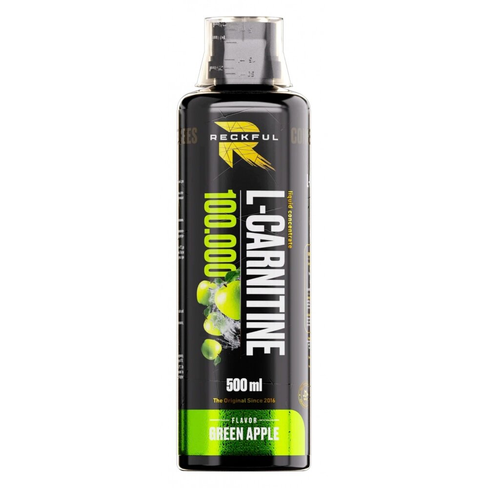 Л-Карнитин Reckful L-Carnitine 100.000, 500 мл, Вкус Wild Berries / Лесные Ягоды