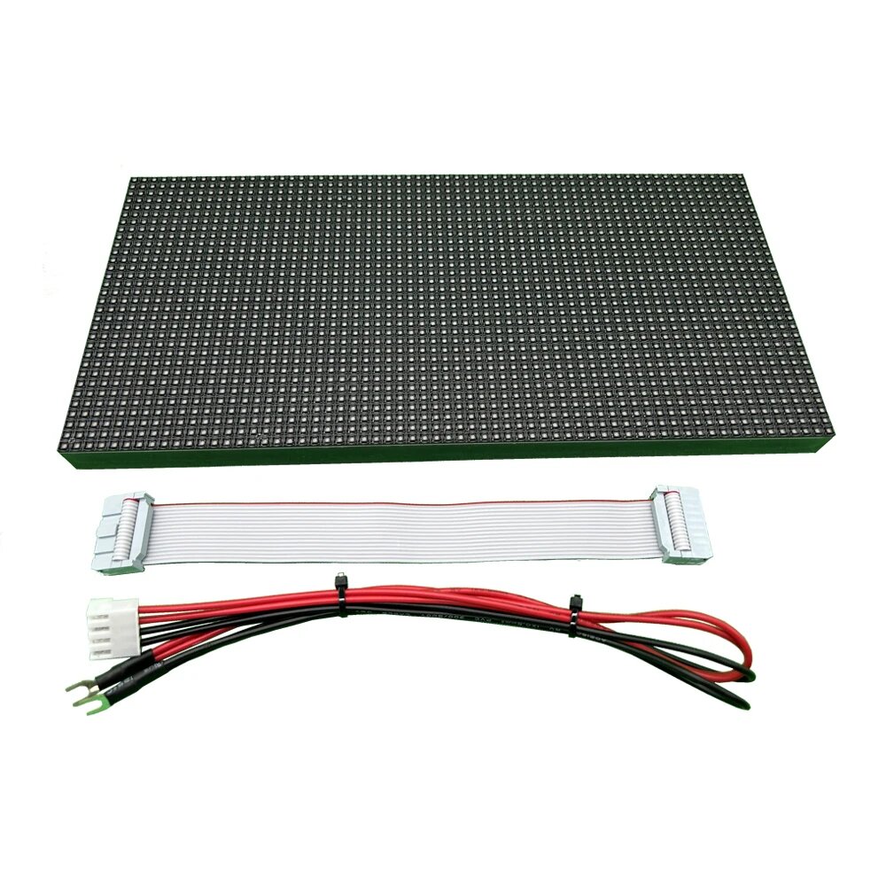 Модуль видеоплеера для рекламы с HD-фотографиями, малый светодиодный дисплей P4 для помещений, панель 256x128 мм, текстовый видеомодуль