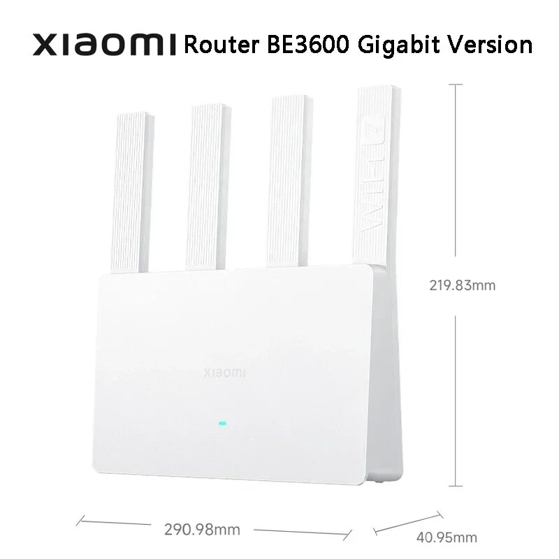 Xiaomi BE3600 WiFi7 Маршрутизатор add EU adapter