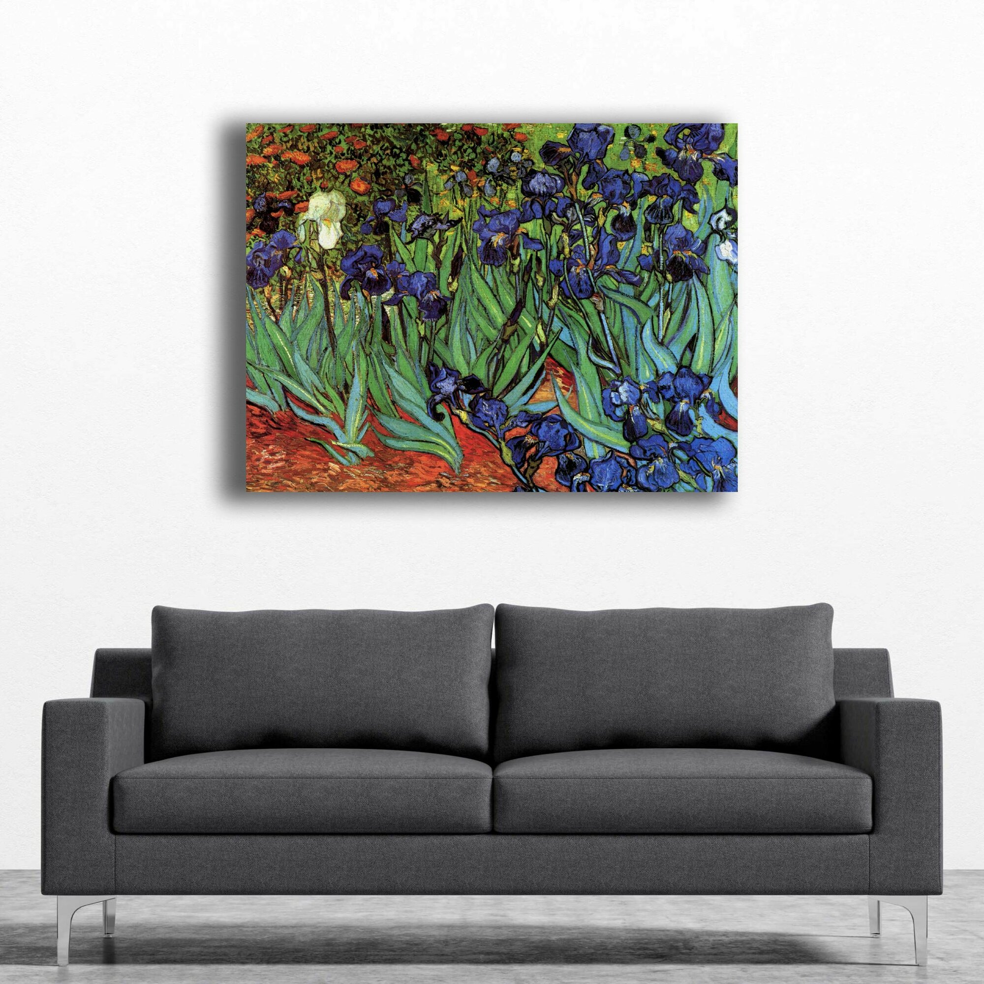 Картина на холсте Ирисы Винсент Ван Гог Репродукция 30*40