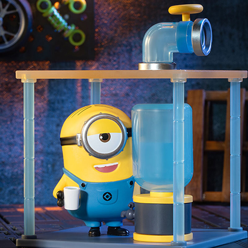 Коллекционные фигурки унисекс POP MART Minions Secret Base, Confirmed-Banana Delivery to Stuart (Open)