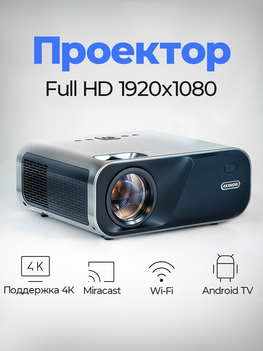 Современный LED-проектор CAIVVEI с Full HD и 4К