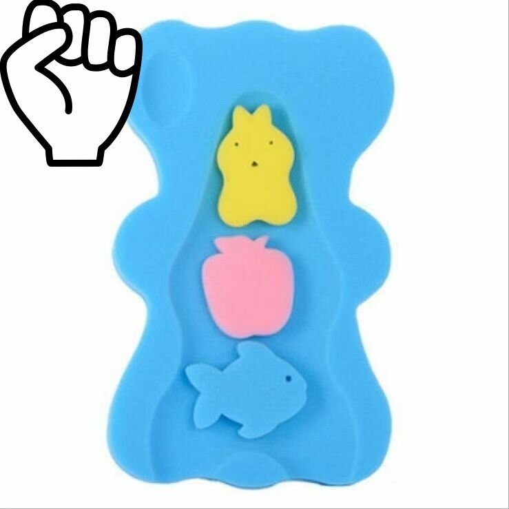 Матрасик для купания, Синий.