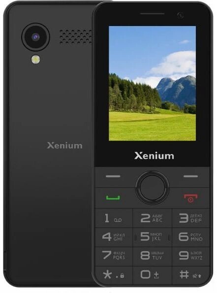 Мобильный телефон Xenium X900 черный моноблок 3G 4G 1Sim 2.4 240x320 Spreadtrum ThreadX RTOS 0.3Mpix