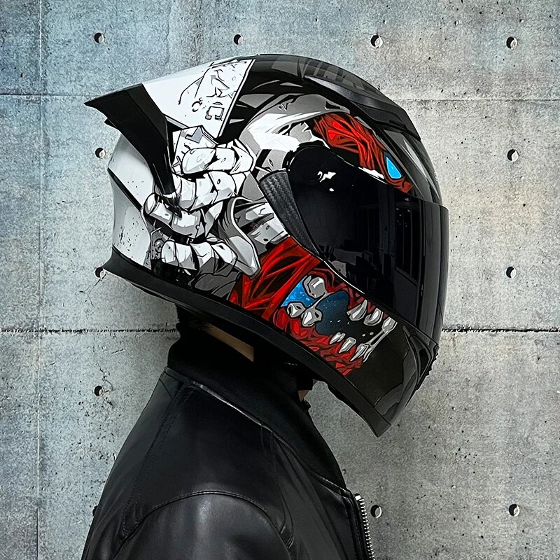 Мотоциклетный шлем JIEKAI, закрытый гоночный шлем для мужчин L, 14