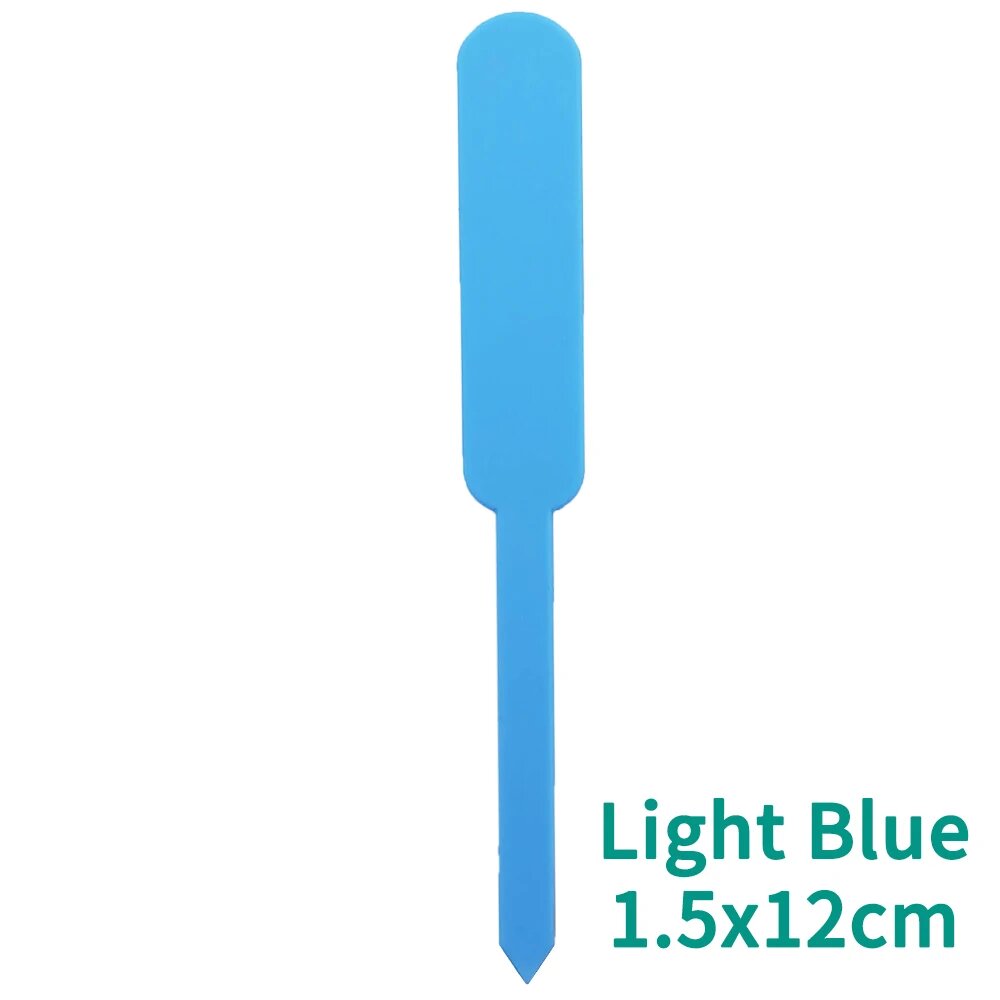 Маркеры для растений 50 шт Голубой, Light Blue 1.5x12cm