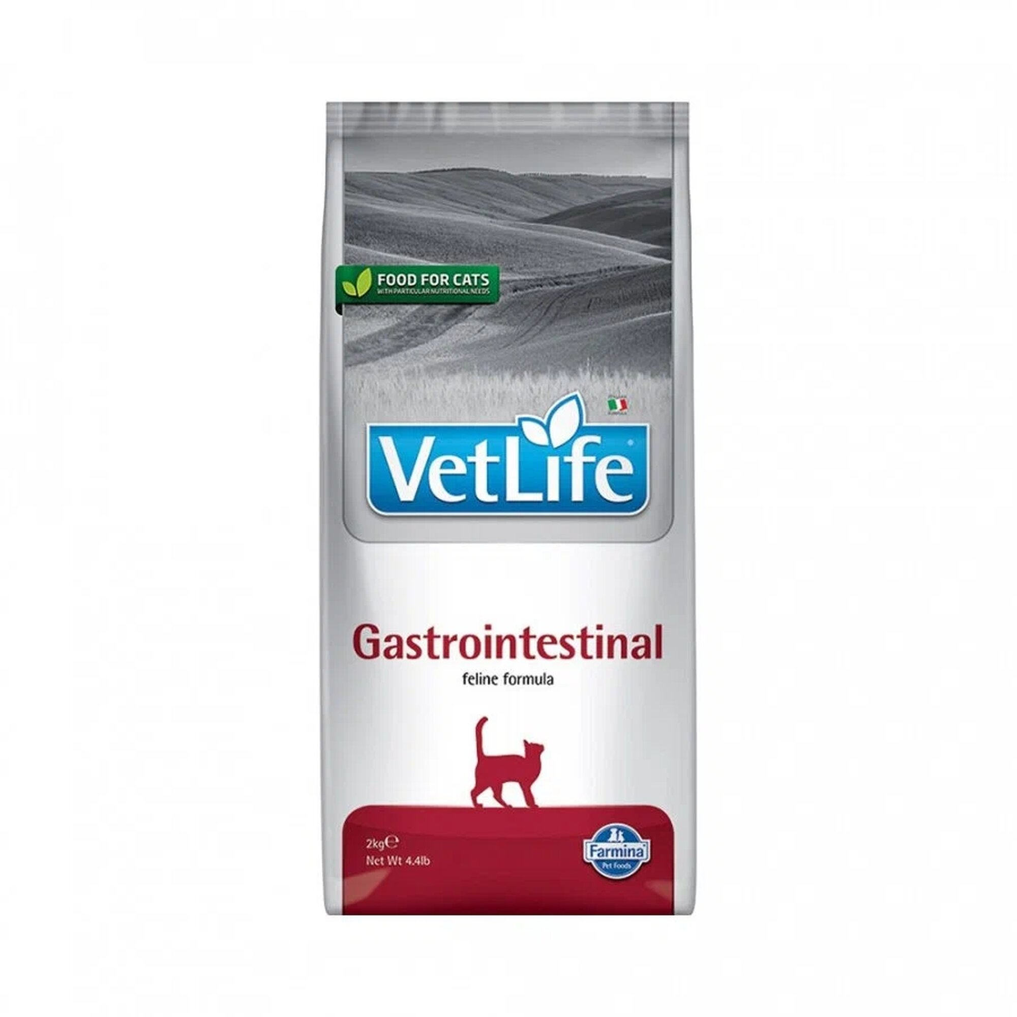 Сухой корм Фармина Vet Life Gastrointestinal 2 кг для кошек при заболеваниях пищеварительного тракта