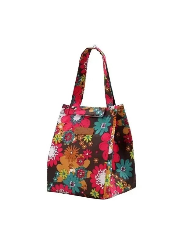 Японская сумка-термос для ланча - утепленная сумка для еды с алюминиевой фольгой, переноска обедов на работу