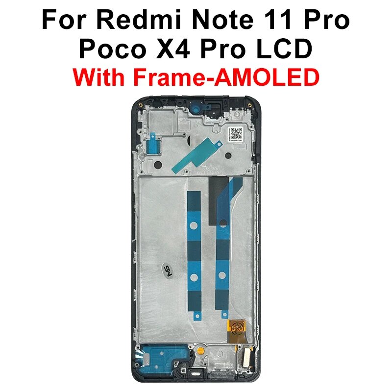 AMOLED для Xiaomi Poco X4 Pro X5 X5 Pro ЖК-дисплей с цифровым преобразователем сенсорного дисплея в сборе для Xiaomi Poco X6 X6 Pro LCD 2311DRK48G