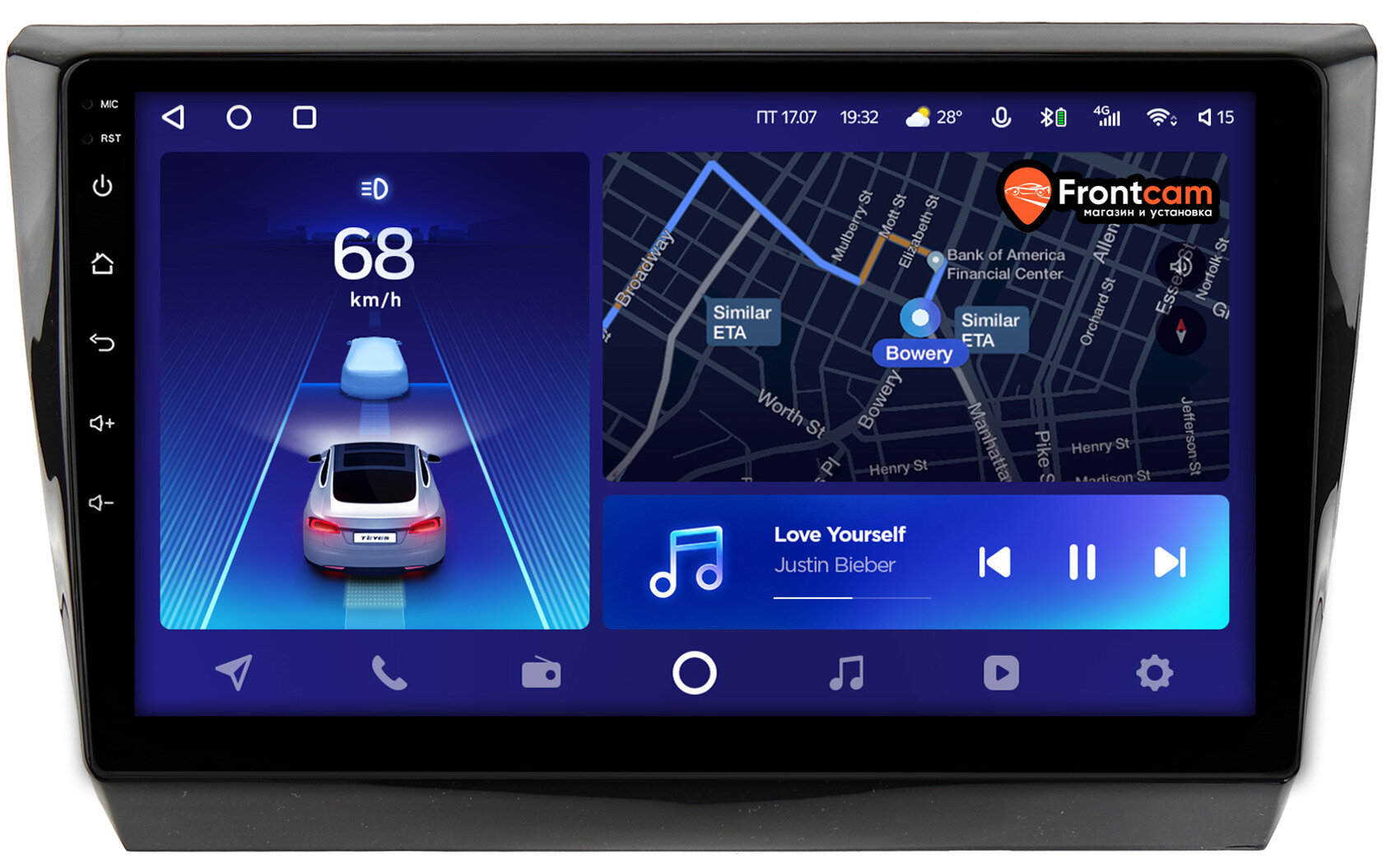 Штатная магнитола Teyes CC2 PLUS 6/128 10" RM-1039 Lifan Myway 2016-2020 Android 10 (4G-SIM, DSP, QLed)