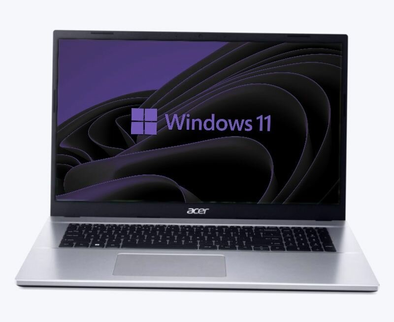 Ноутбук Acer Intel Core i3 3,5ГГц 6 ядер. 17,3' 1920x1080 Intel HD Graphics Windows 11 Pro Русская раскладка