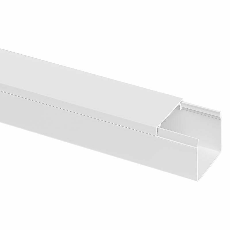 Кабель-канал 25х25 L2000 пластик бел. TOKOV ELECTRIC TKE-KK-25-25-2000-WH