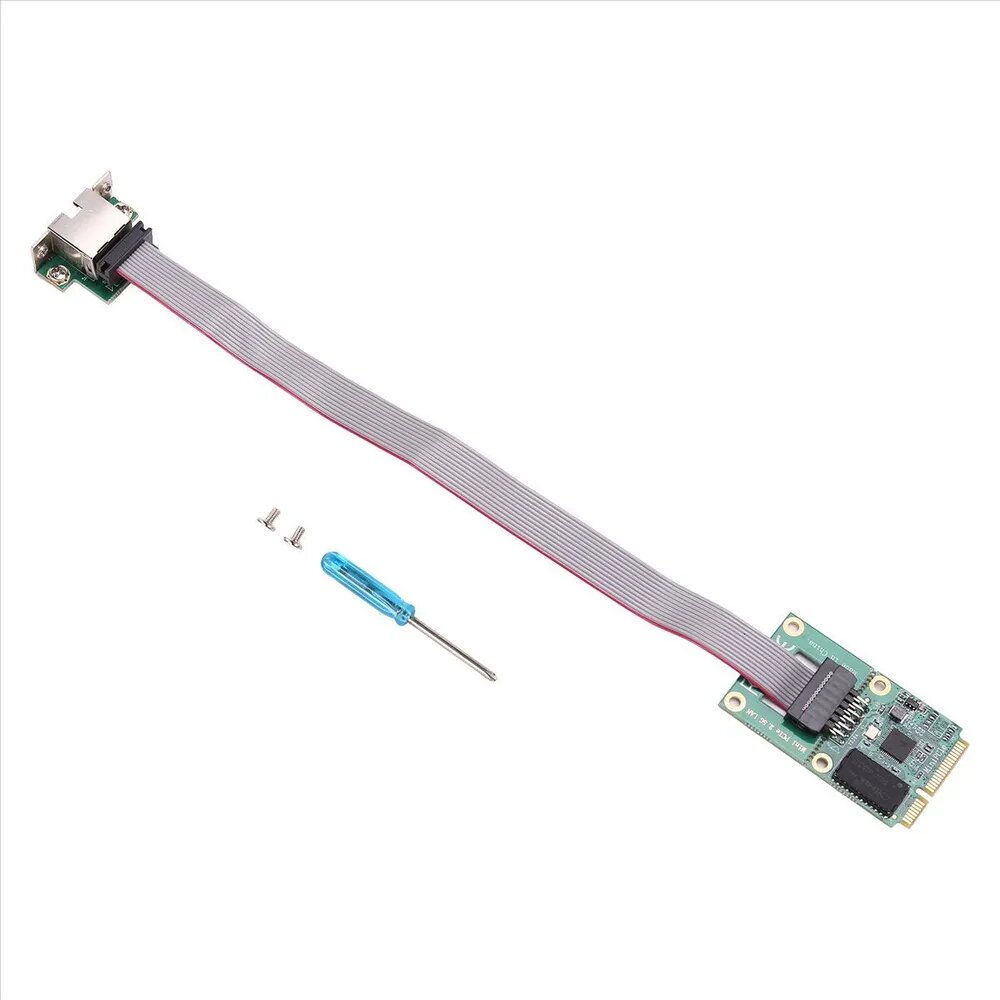 N5Сетевая Карта Gigabit Ethernet 2.5G RJ45 Сетевой Адаптер С Чипом RTL8125BG Mini Pci-E/С Изогнутыми Контактами
