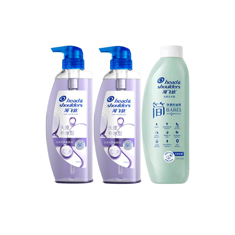 Шампунь унисекс Head & Shoulders Maris Sal от перхоти, уход за кожей головы, 670г+670г/360г+360г