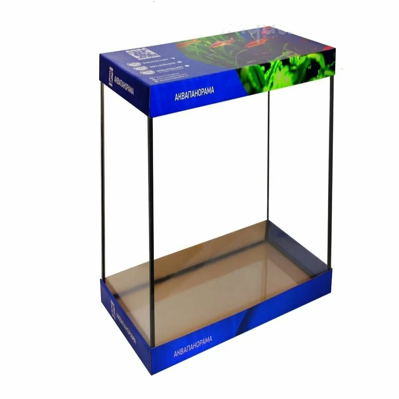 Аквапанорама 152 Аквариум прямоугольный с покровным стеклом 38л