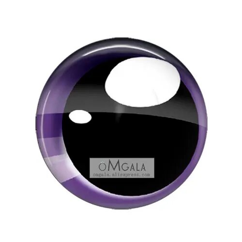 Кабошон дракон кошачий глаз OMGALA 8-20 мм набор из 10 штук Фиолетовый, 10 мм, I