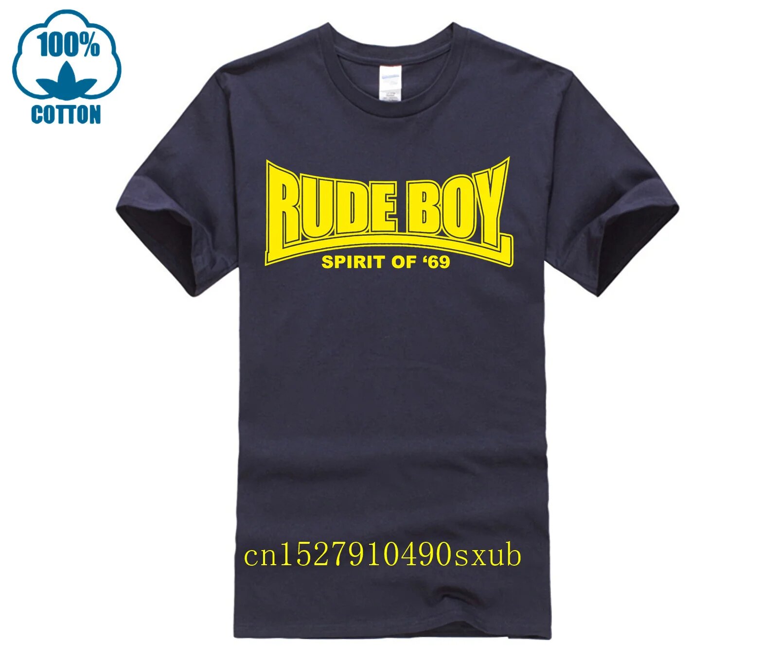 Футболка Rude Boy темно-синяя XXL