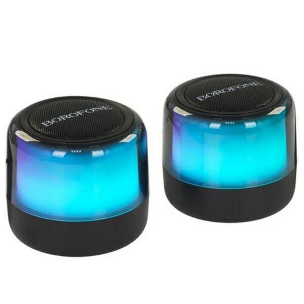 Колонки Hoco BP12, Colorful, Bluetooth, цвет: чёрный