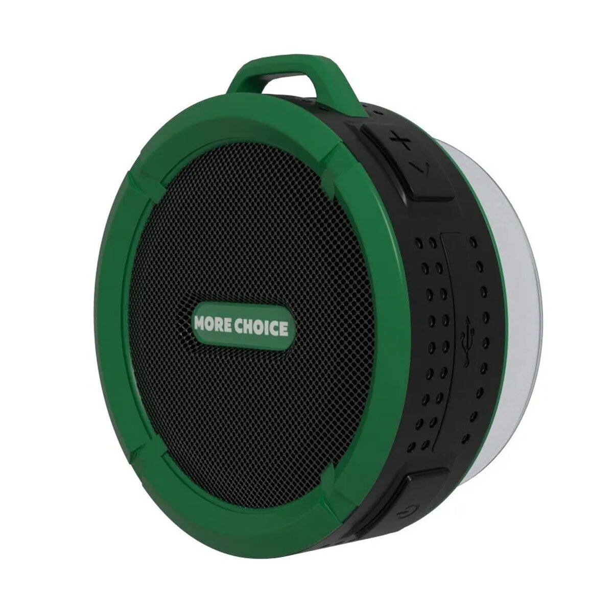 Колонка портативная More choice Bluetooth 5.0, 3W, 300 mАч, зеленая (BS10)