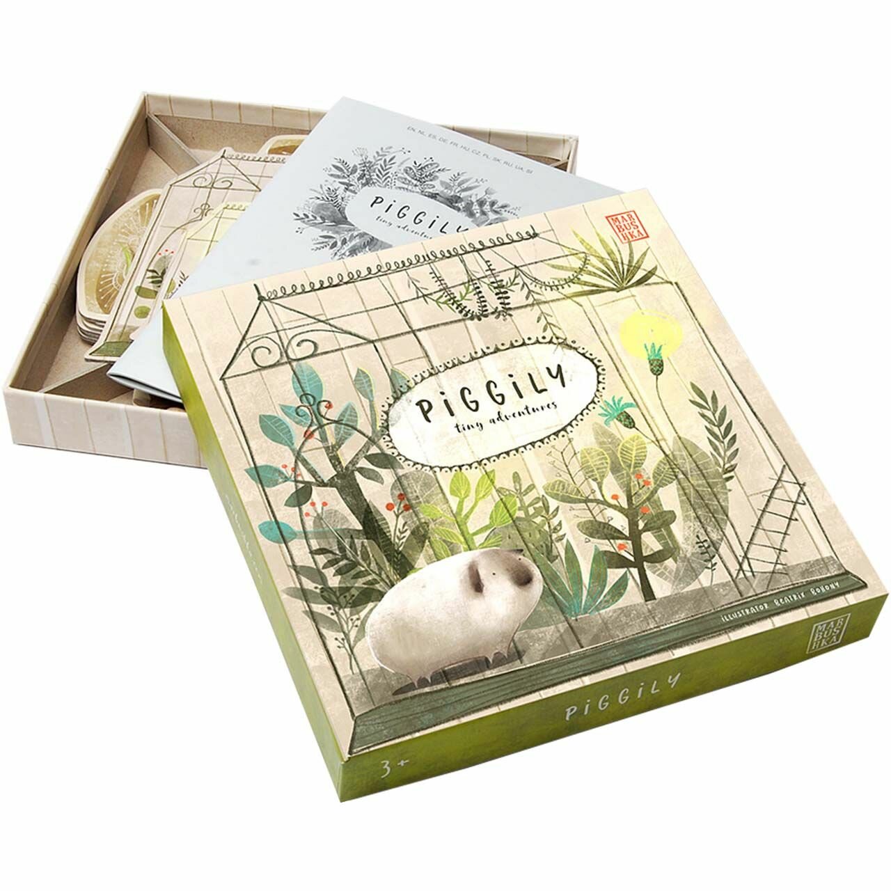 Настольная игра MARBUSHKA Piggily, Морские свинки, семейная