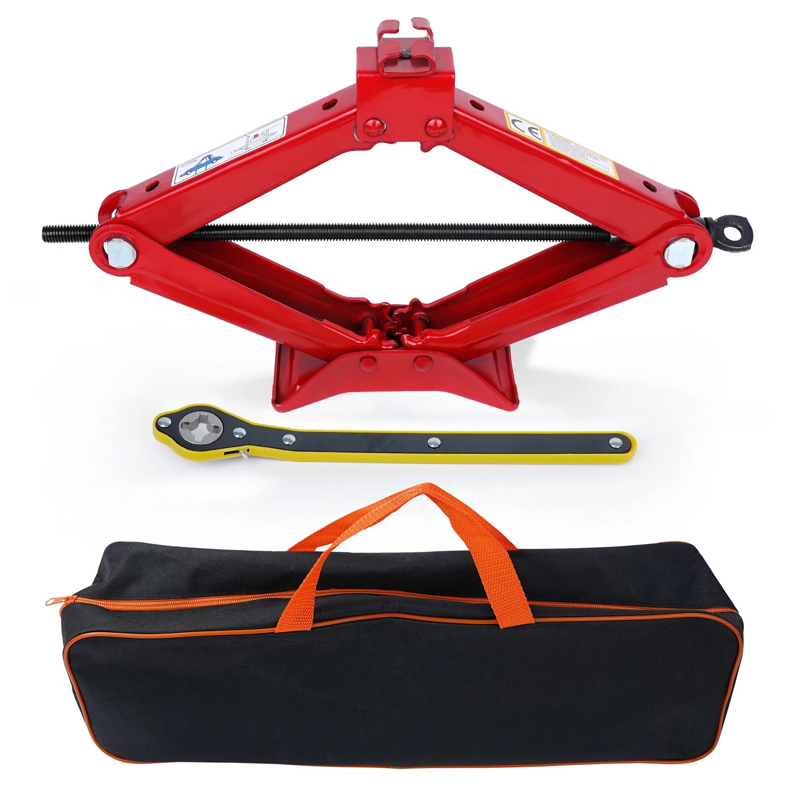 Автомобильный ножничный подъемник HYCHIKA 3.0T с гайковертом и ручным домкратом для ремонта автомобилей