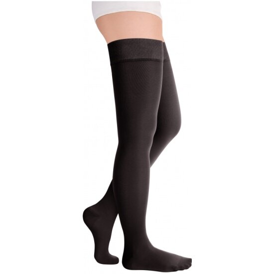 Чулки компрессионные Luomma Idealista ID-300 1 класс, Long, Черный, размер XXL