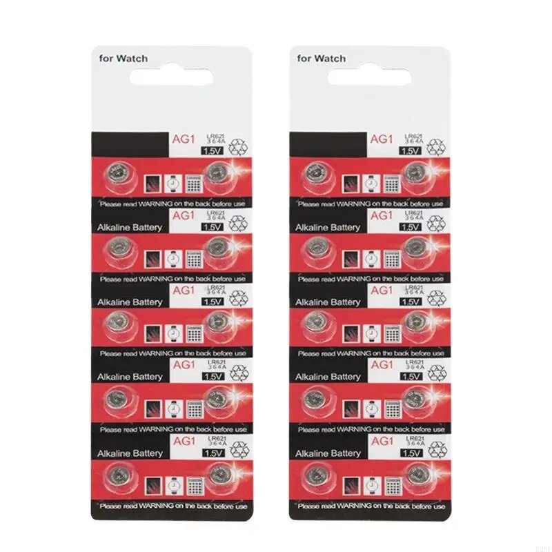 Yesido Кнопочные батарейки AG1/LR621 20 штук 20 pieces