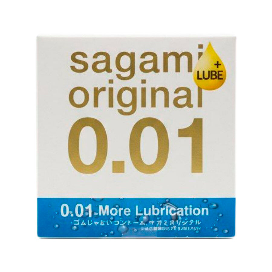 Sagami Презервативы Sagami Original 001 Extra Lub полиуретановые, с увеличенным количеством смазки 1 шт. 0