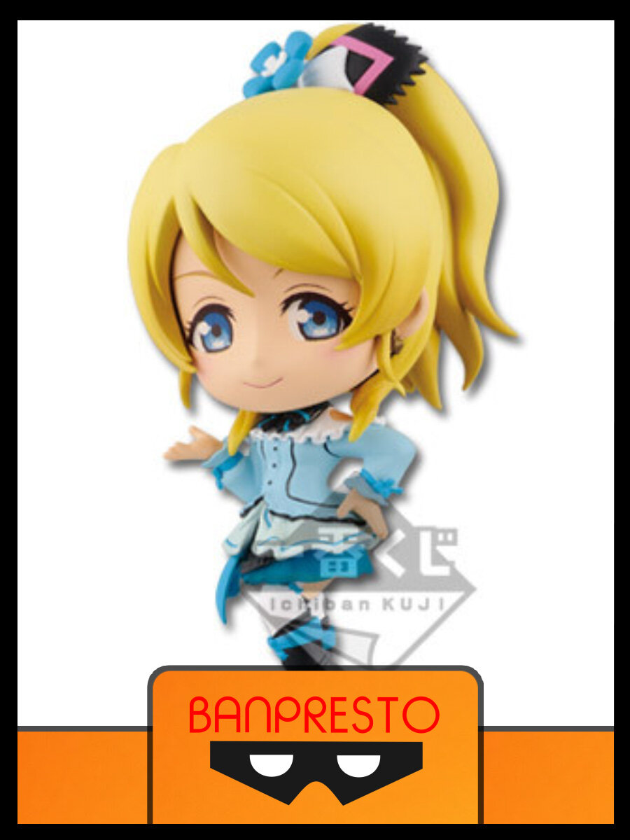 Оригинальная фигурка Ayase Eli от Banpresto из аниме Love Live! / Аясэ Эли «Живая любовь!» 9 см