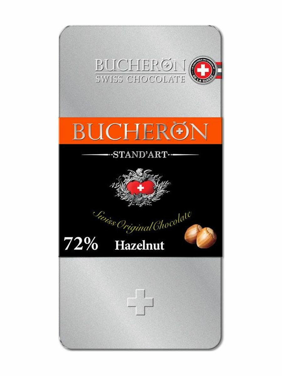 Шоколад Bucheron горький с фундуком, 100г