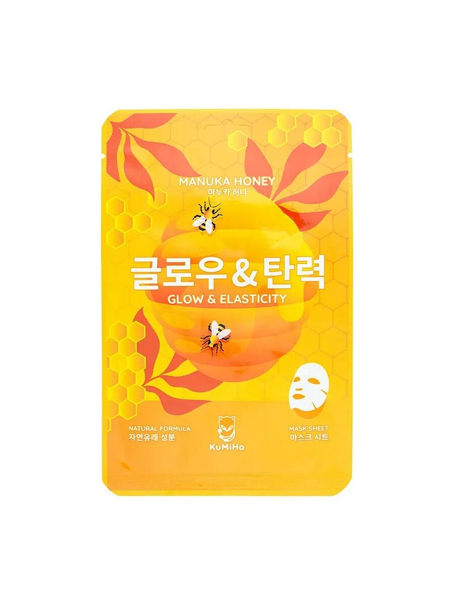 KuMiHo Маска тканевая для лица, маска для лица, с экстрактом