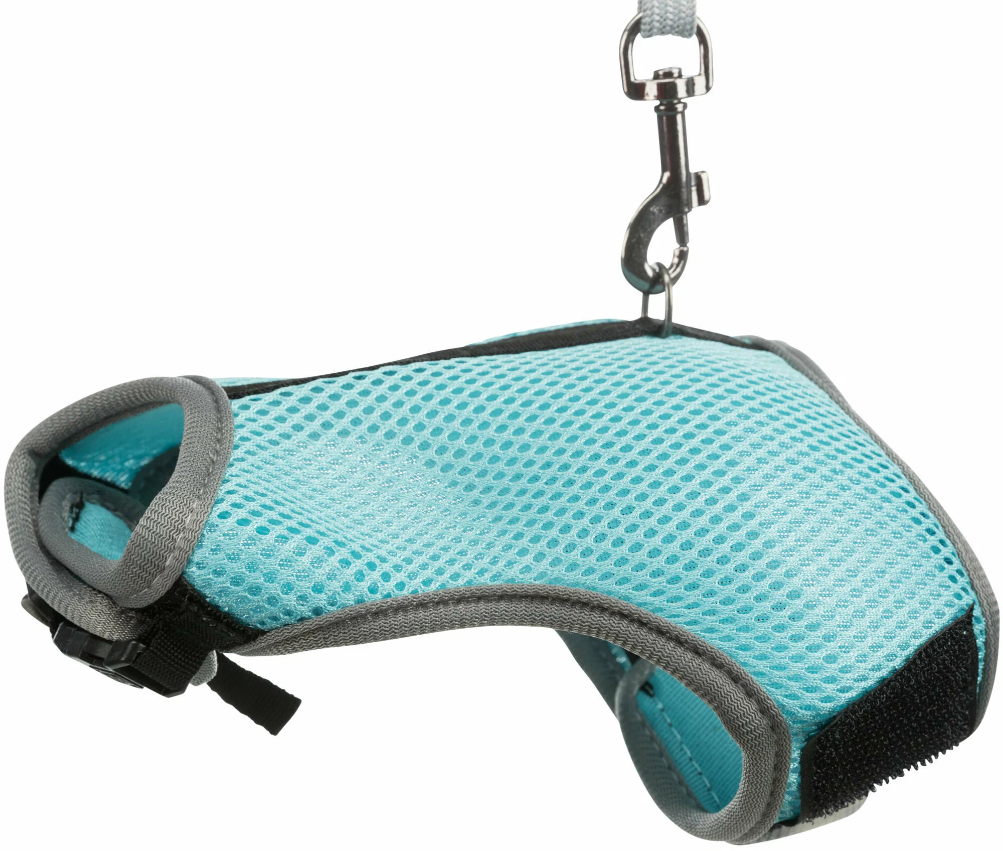 Шлейка-жилетка TRIXIE 61513, для кролика, голубая, малый размер