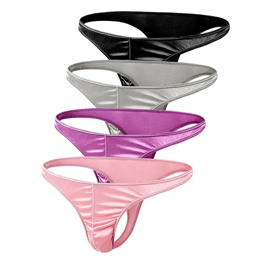 Мужские стринги 4 шт. Розовый, M, Thong2
