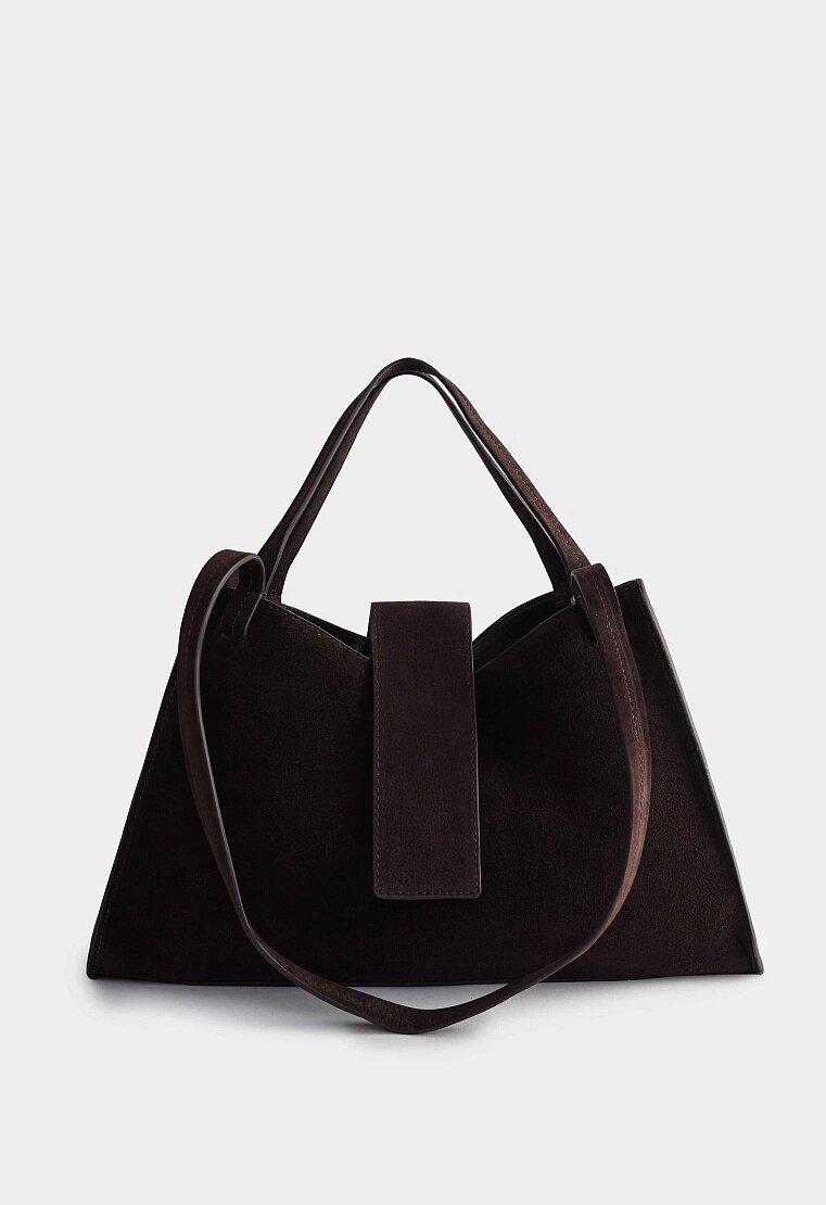 Сумка шоппер сумка женская замшевая