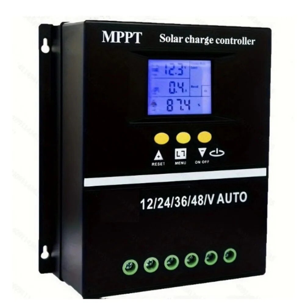 MPPT 100A 80A 60A Контроллер заряда солнечной батареи 12 В 24 В 36 В 48 В Солнечная панель Регулятор свинцово-кислотной/литиевой батареи Dual USB