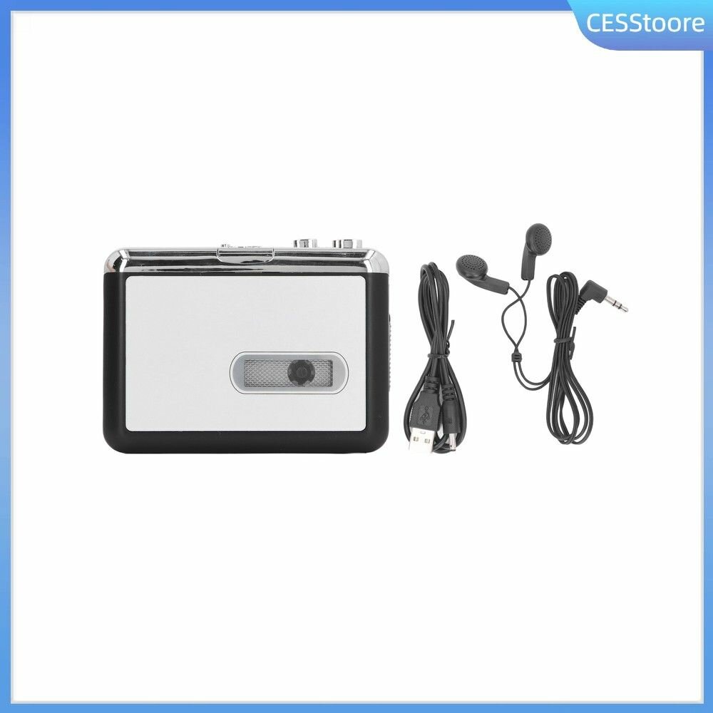 Конвертер кассеты в MP3, чистый звук, USB, портативный магнитофон, ретро