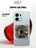 Силиконовый чехол на Oppo A6 Pro / Оппо A6 Про с принтом Диск с деревом