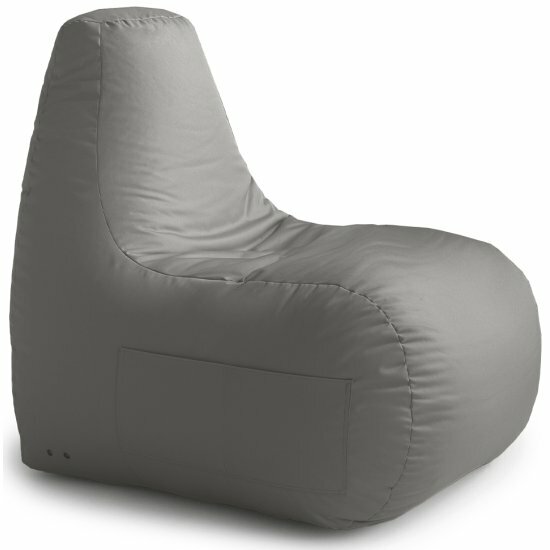 Бескаркасное Кресло-пуф Mypuff шезлонг Серый, оксфорд 600 (kszl_729)