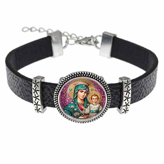 Славянский оберег, браслет, стекло