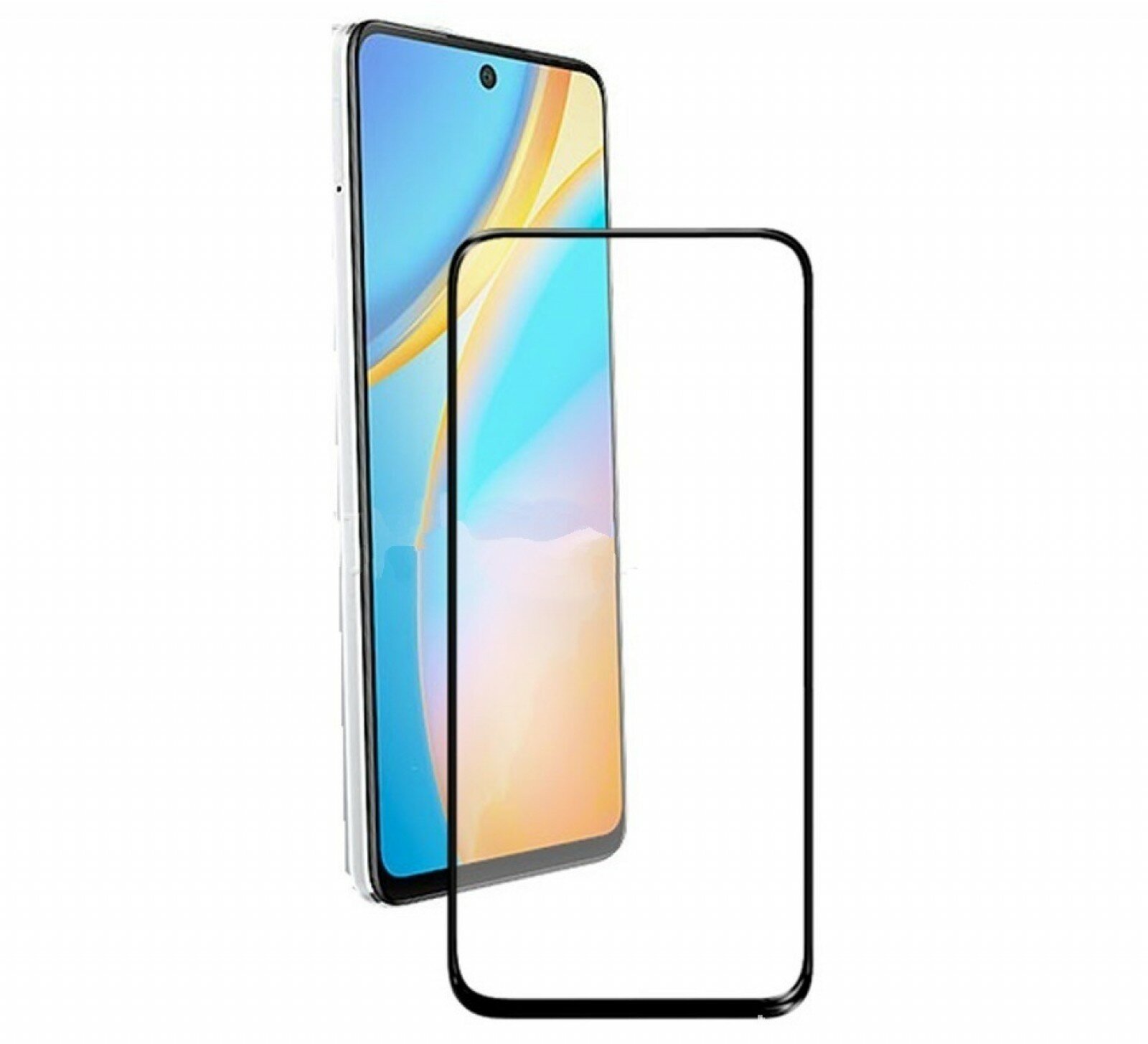 Защитное стекло MyPads 5D Forti Glass с олеофобным покрытием для Infinix Zero 5G 2023