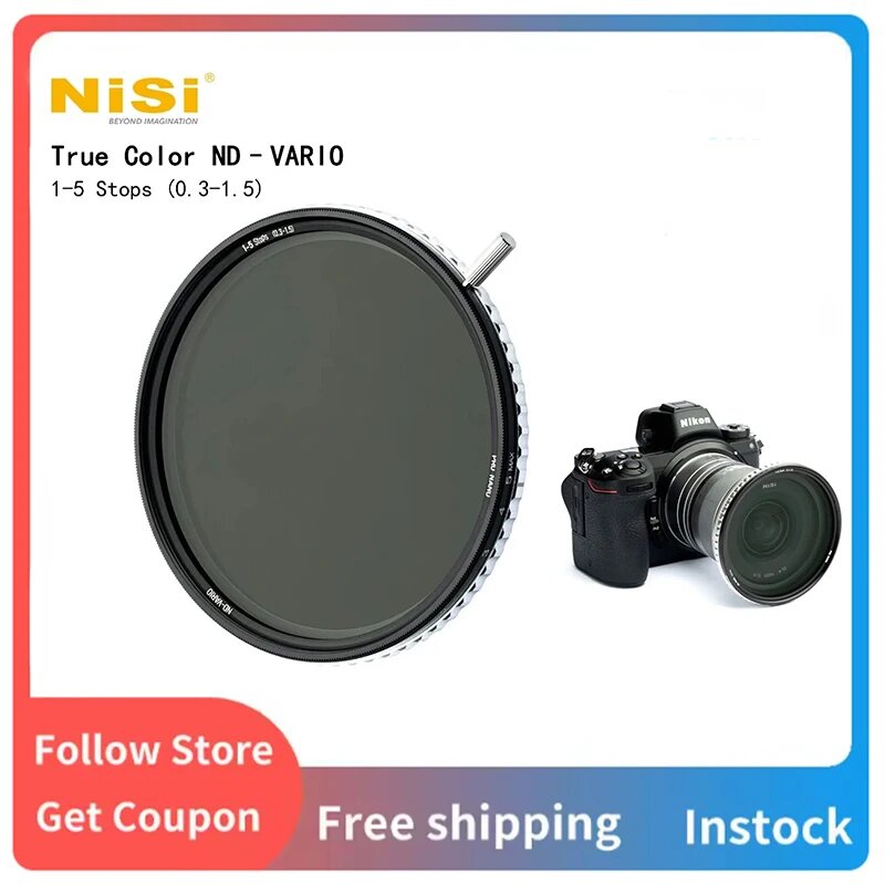 NiSi True Color ND-Vario 82mm 1-5 Stops