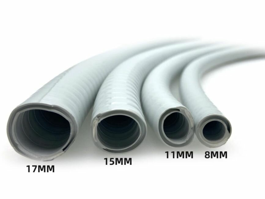 Аспирационные шланги в комплекте с мундштуками для слюноотсоса и пылесоса Cattani, диаметр 11/17мм,(1,7м)