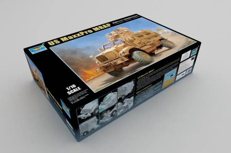 Trumpeter 00931 1/16 U.S. Mauxxpro MRAP Модель сборки Противоминная бронированная машина