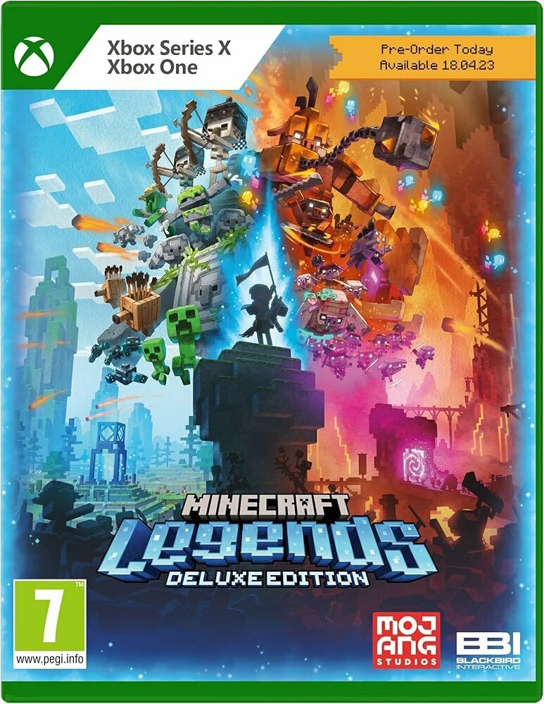 Minecraft Legends Deluxe Edition, для Xbox One / Series X , Blu-ray, Русская версия