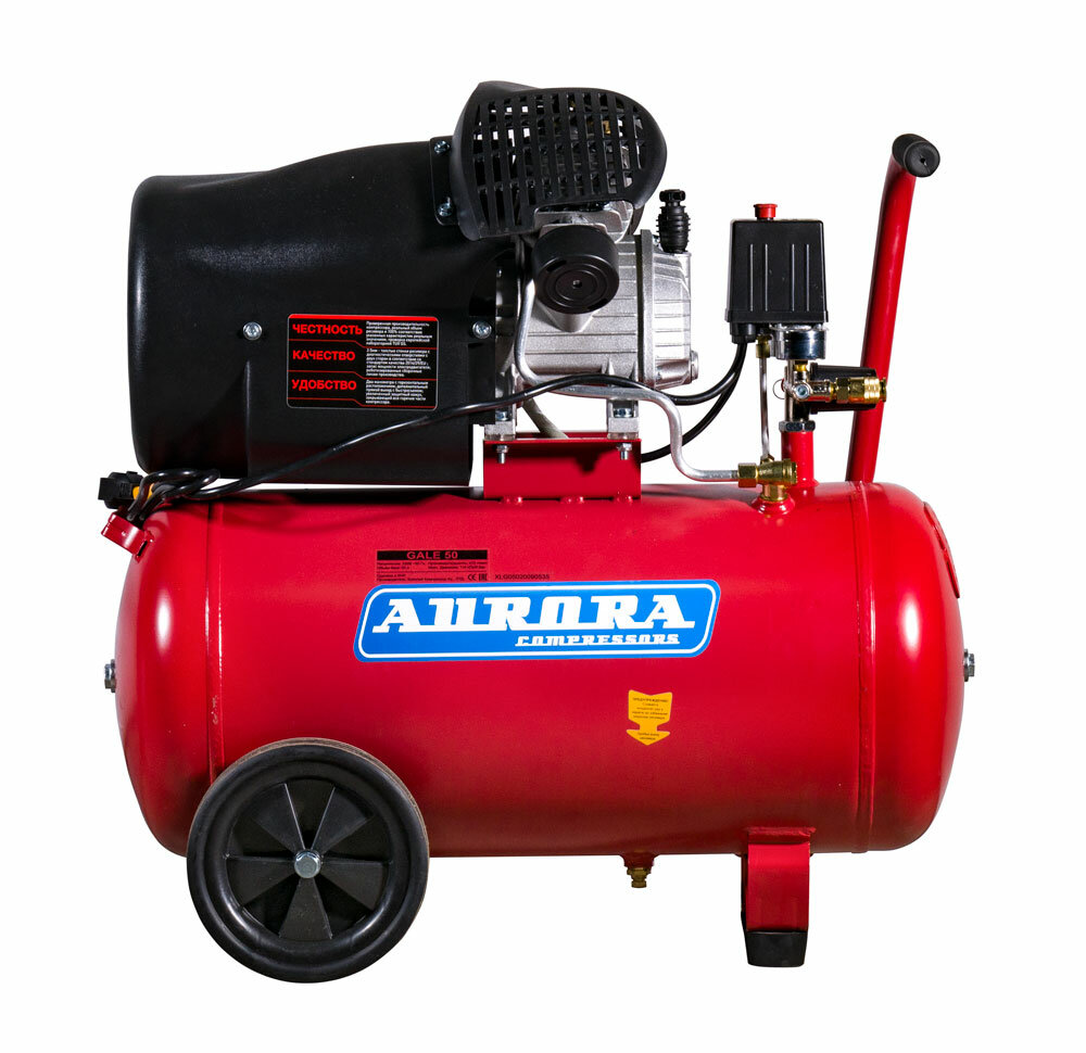 Компрессор масляный Aurora GALE-50, 50 л, 2.2 кВт