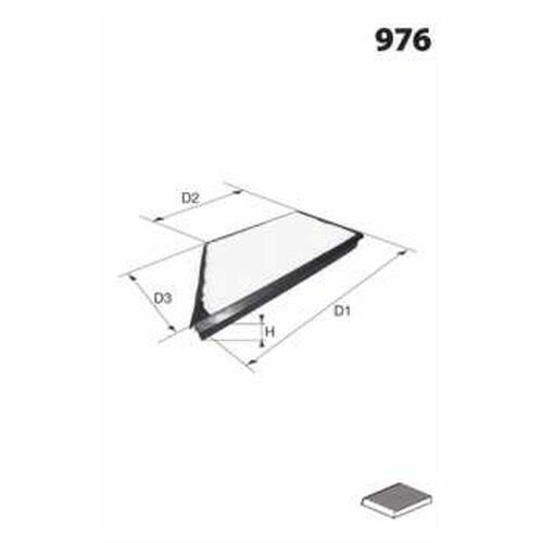 Фильтр салонный Mecafilter ELR7334 для Ford Tourneo Custom, TRANSIT