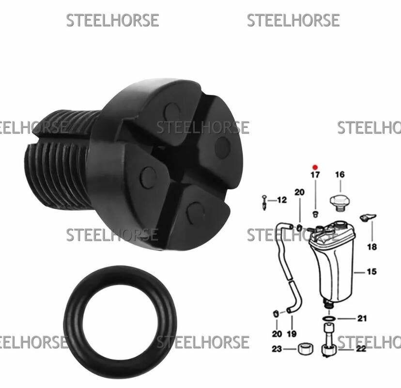 Винт расширительного бачка BMW E46; E90; E39; E53; E83; E85; Mini.(пластик)